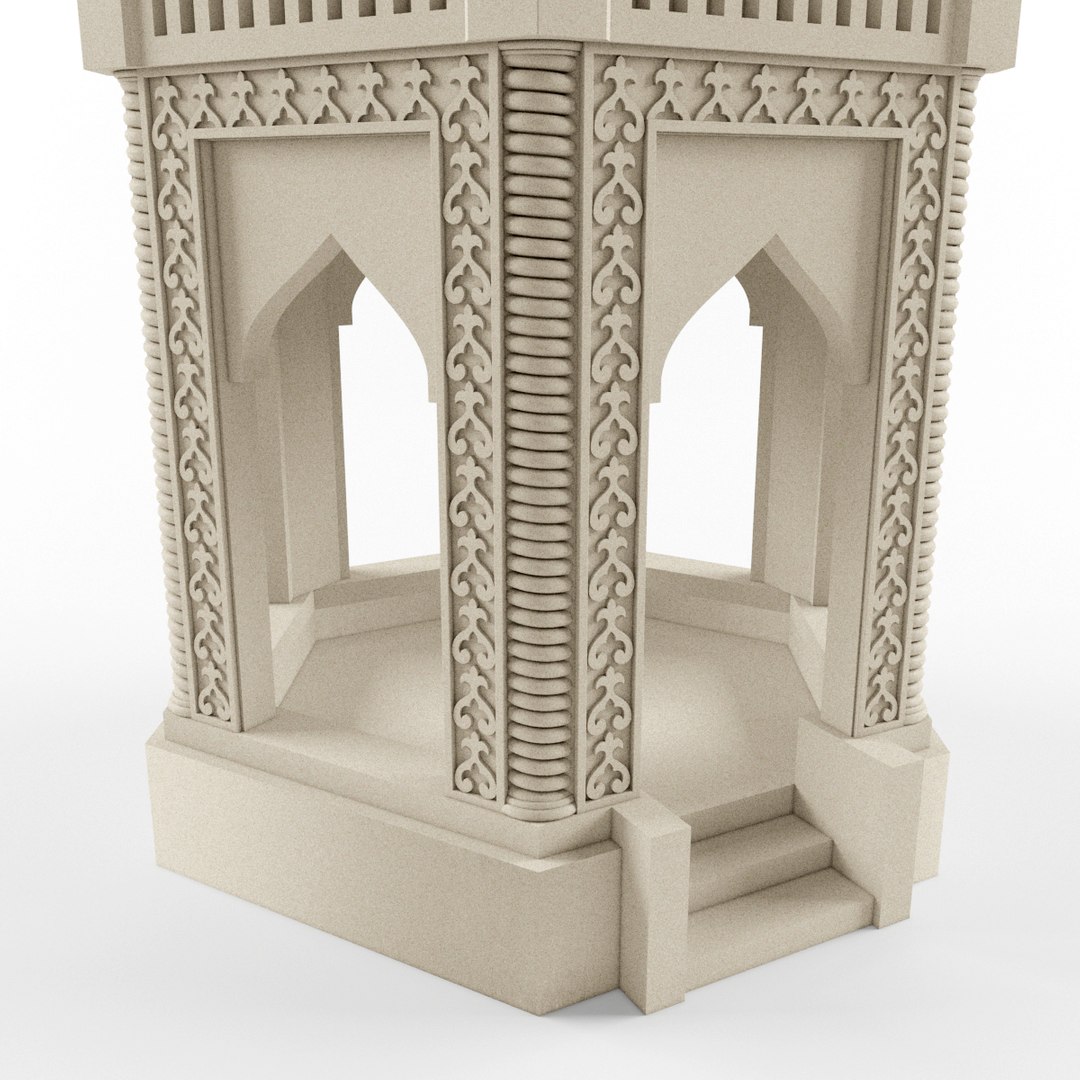 Kazakhs Mausoleum 3d Model