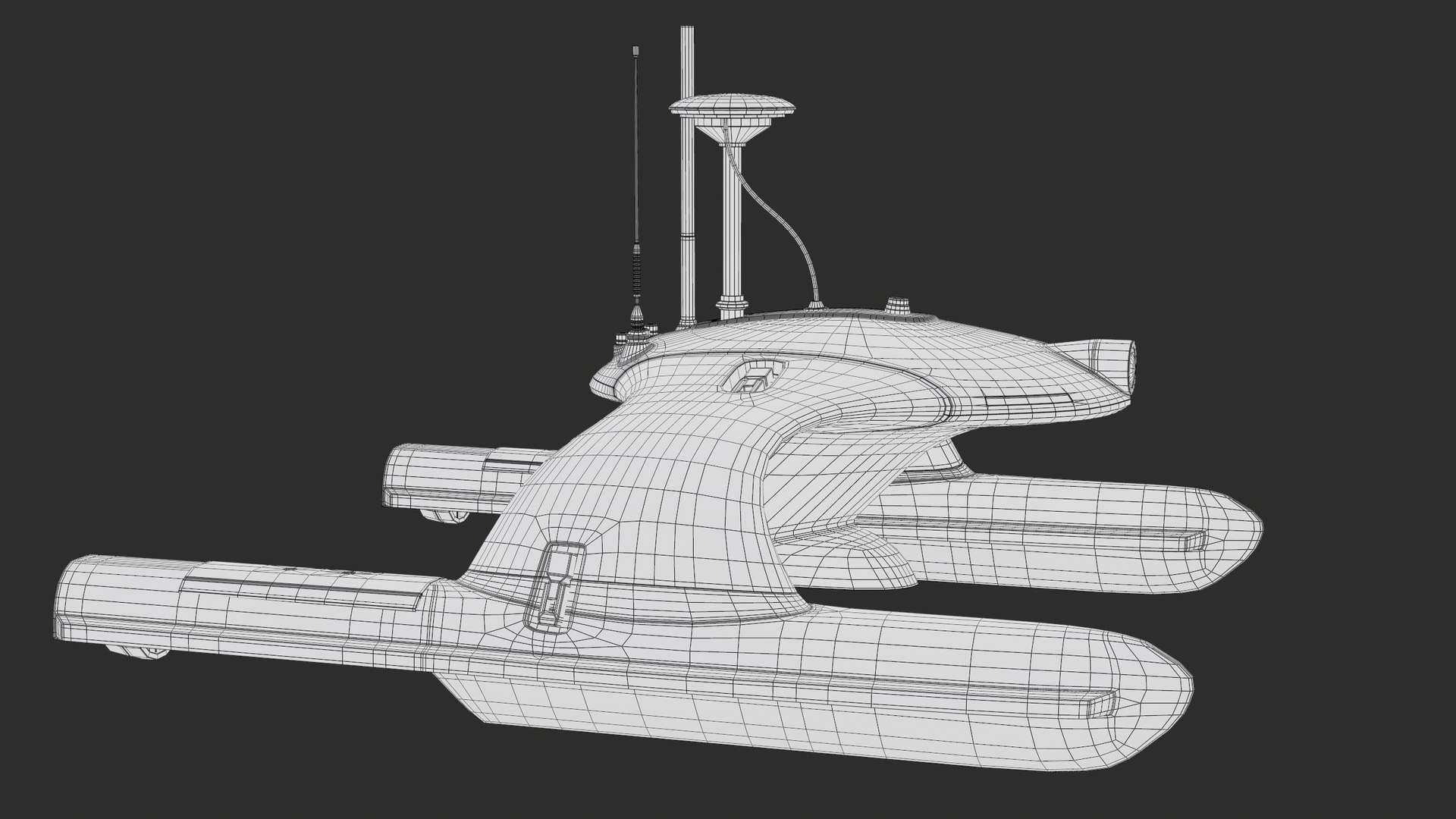 3D USV Sonobot 5 Surface Drone Military PBR - TurboSquid 2292045