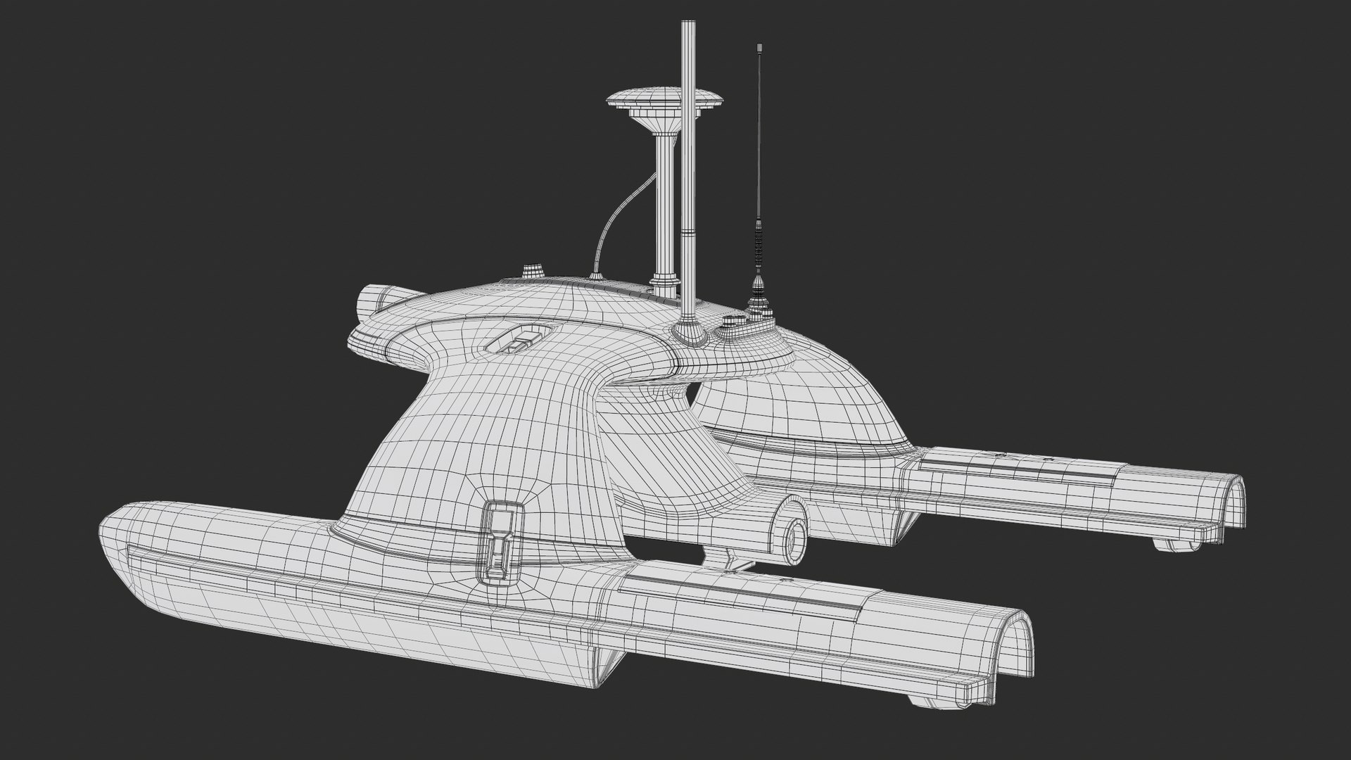 3D USV Sonobot 5 Surface Drone Military PBR - TurboSquid 2292045