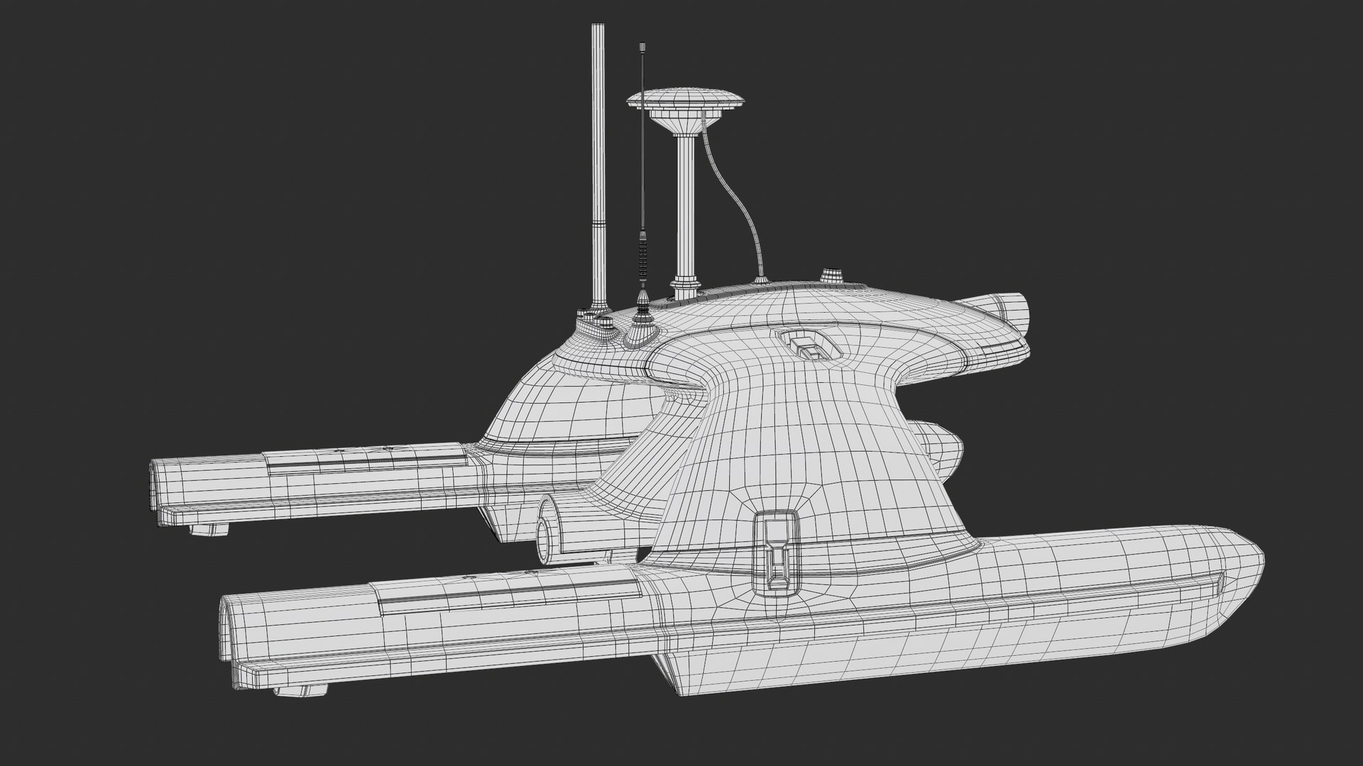 3D USV Sonobot 5 Surface Drone Military PBR - TurboSquid 2292045