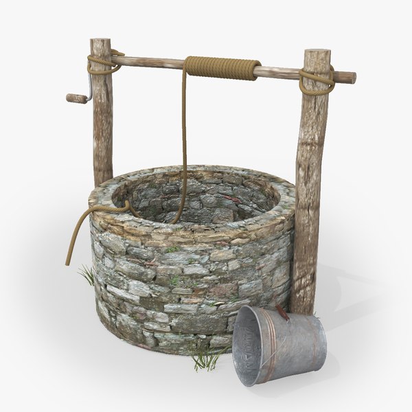 3D Old Well model - TurboSquid 1929080