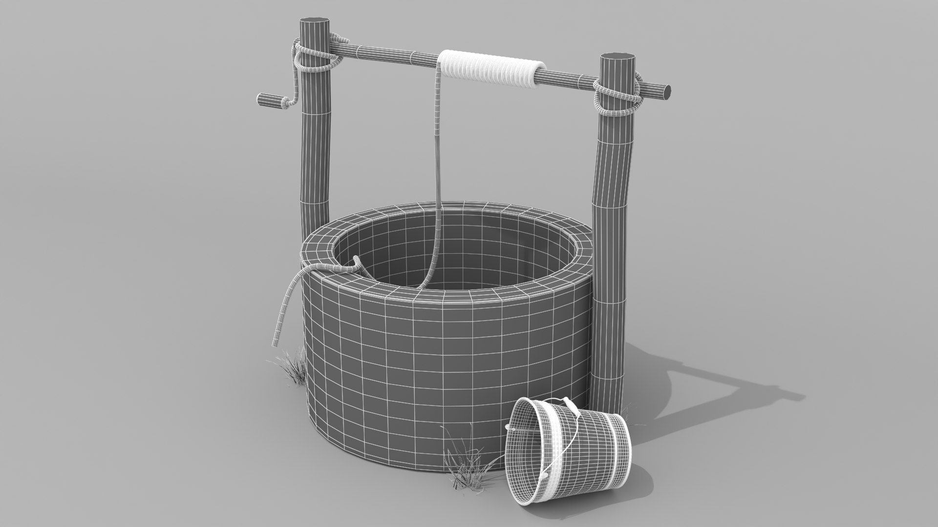 3D Old Well Model - TurboSquid 1929080