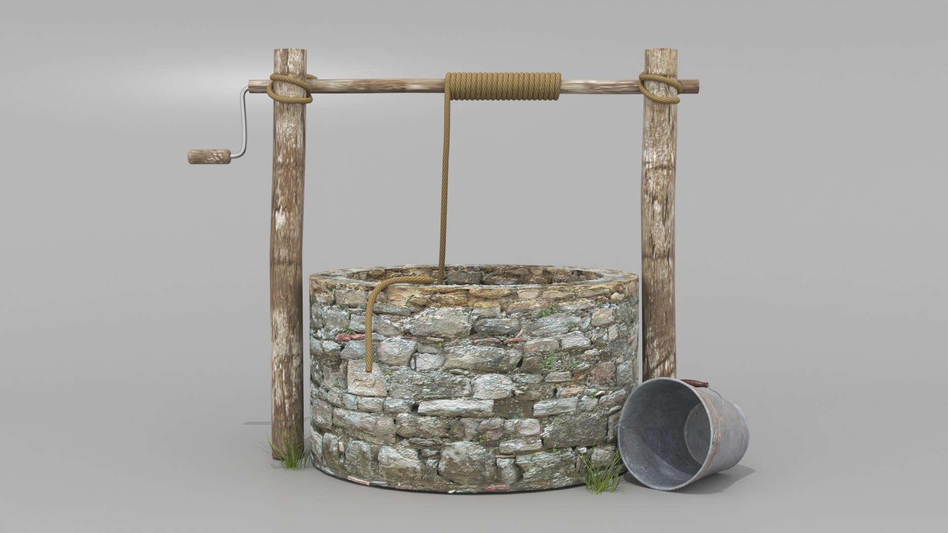 3D Old Well Model - TurboSquid 1929080