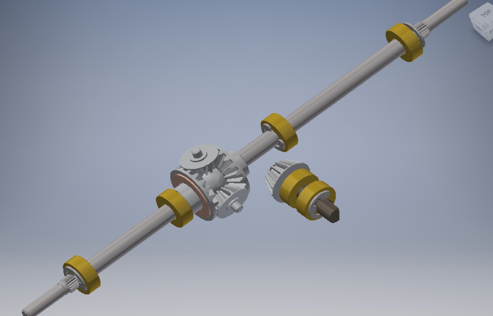 3D Car Rear Differential Housing - TurboSquid 1938434