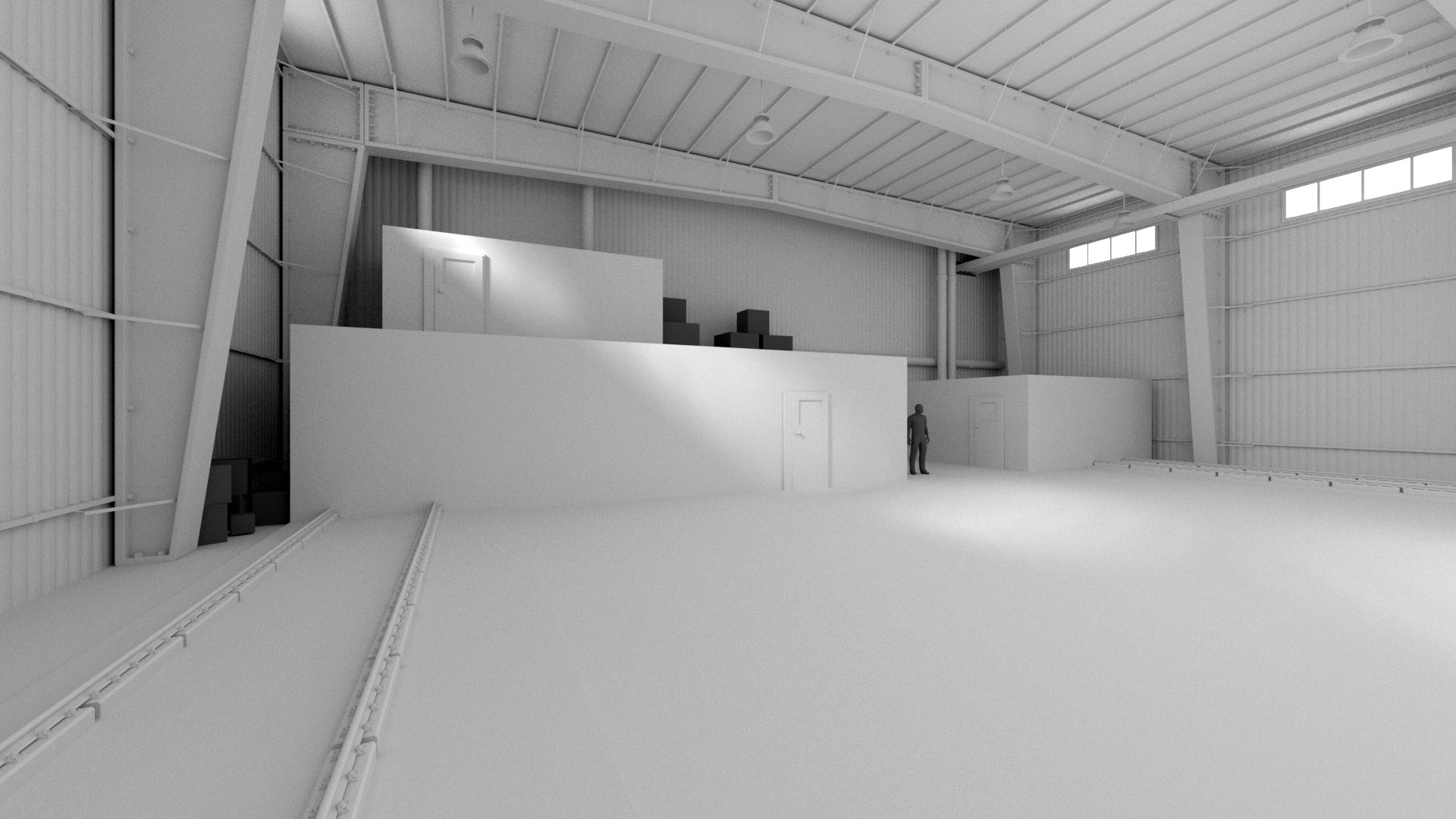 3d Model Modular Interior Texturing