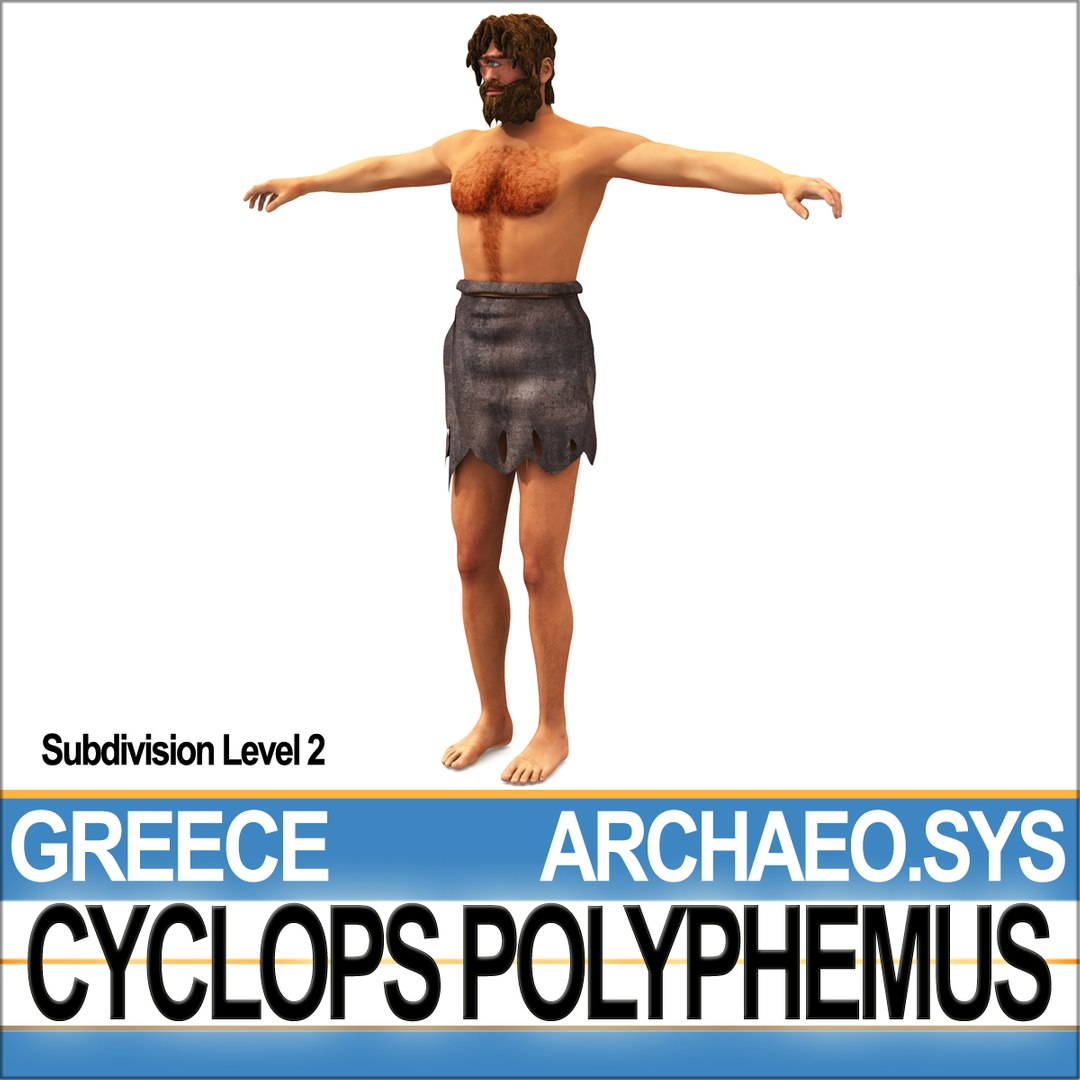 Ancient Greek Cyclops Polyphemus 3d Model