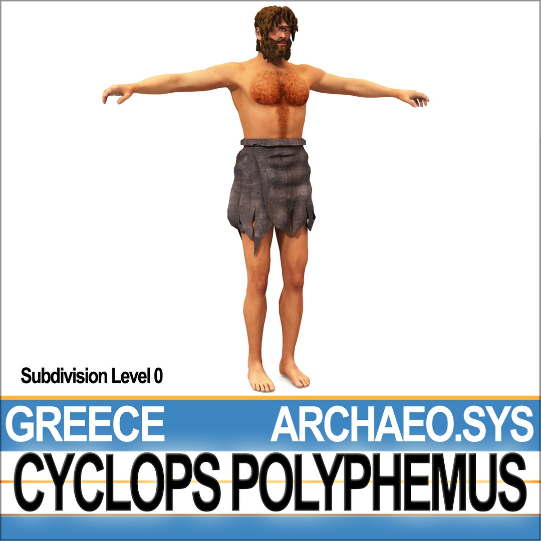 Ancient Greek Cyclops Polyphemus 3d Model