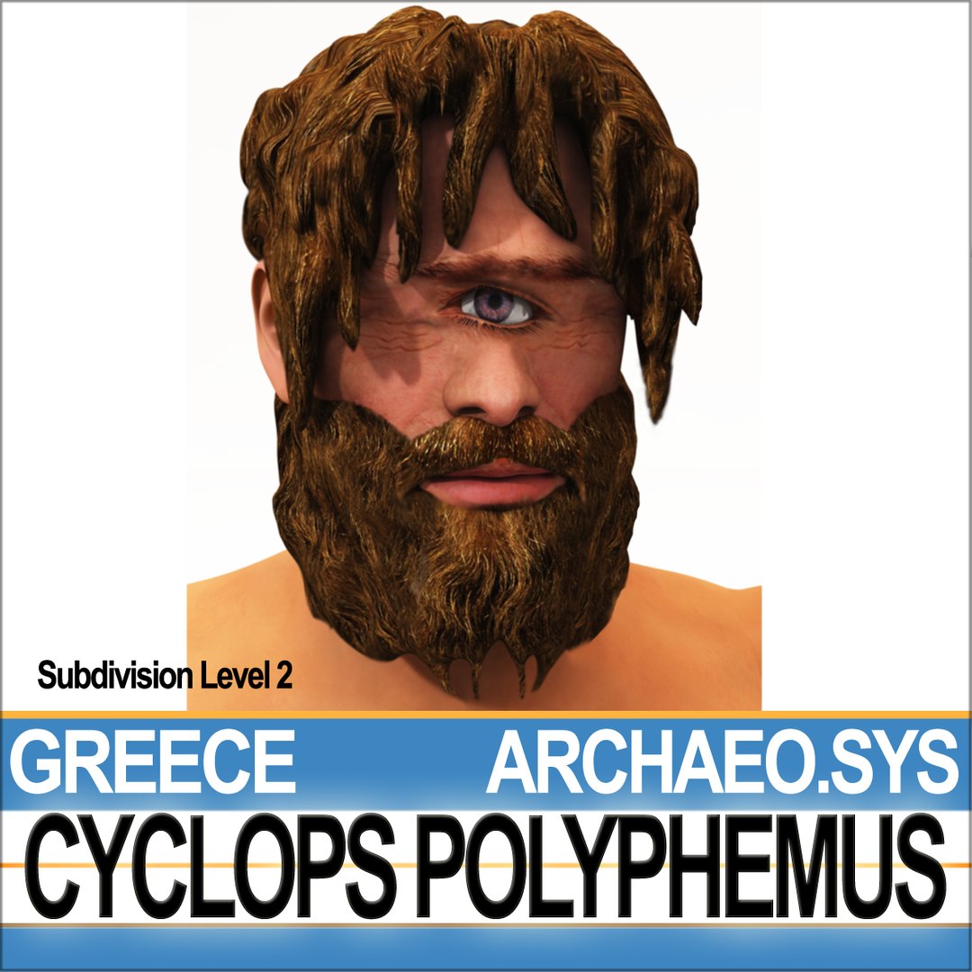 Ancient Greek Cyclops Polyphemus 3d Model