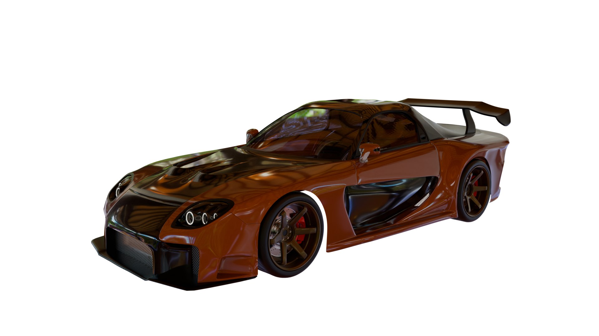 3D Mazda Rx7 Fast And Furious Model - TurboSquid 2298700