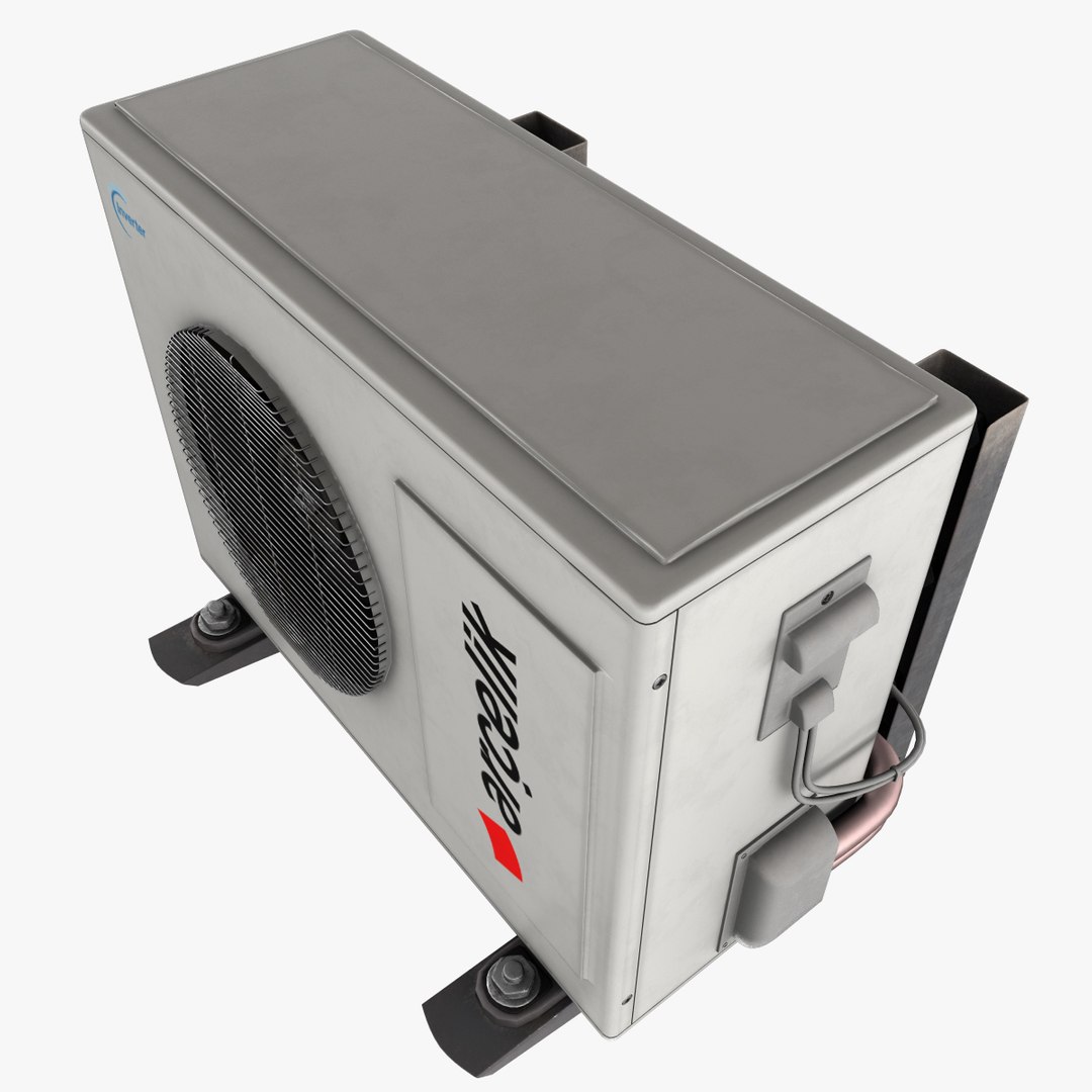 Air Conditioner Outdoor Unit 3D Model - TurboSquid 1394556
