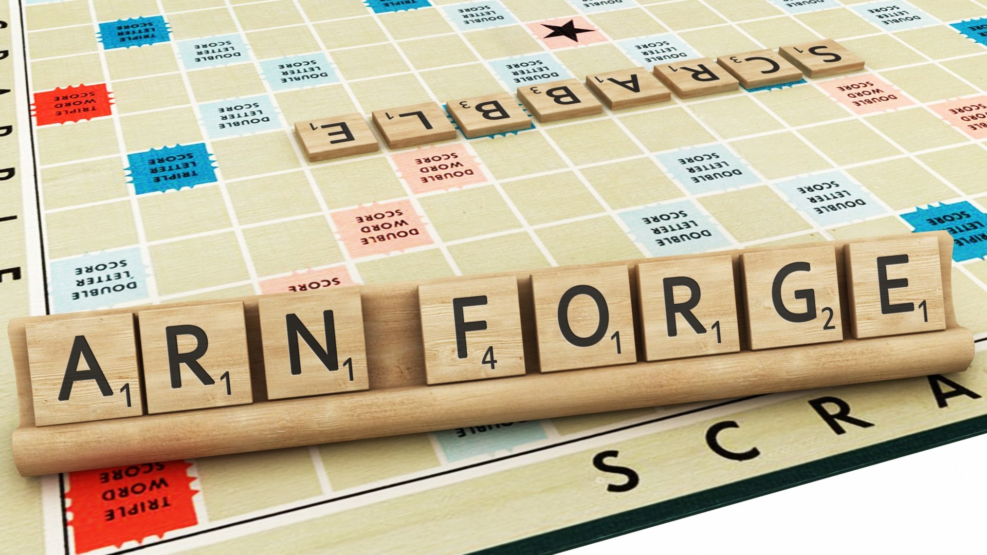 3D Scrabble Board - TurboSquid 1536116