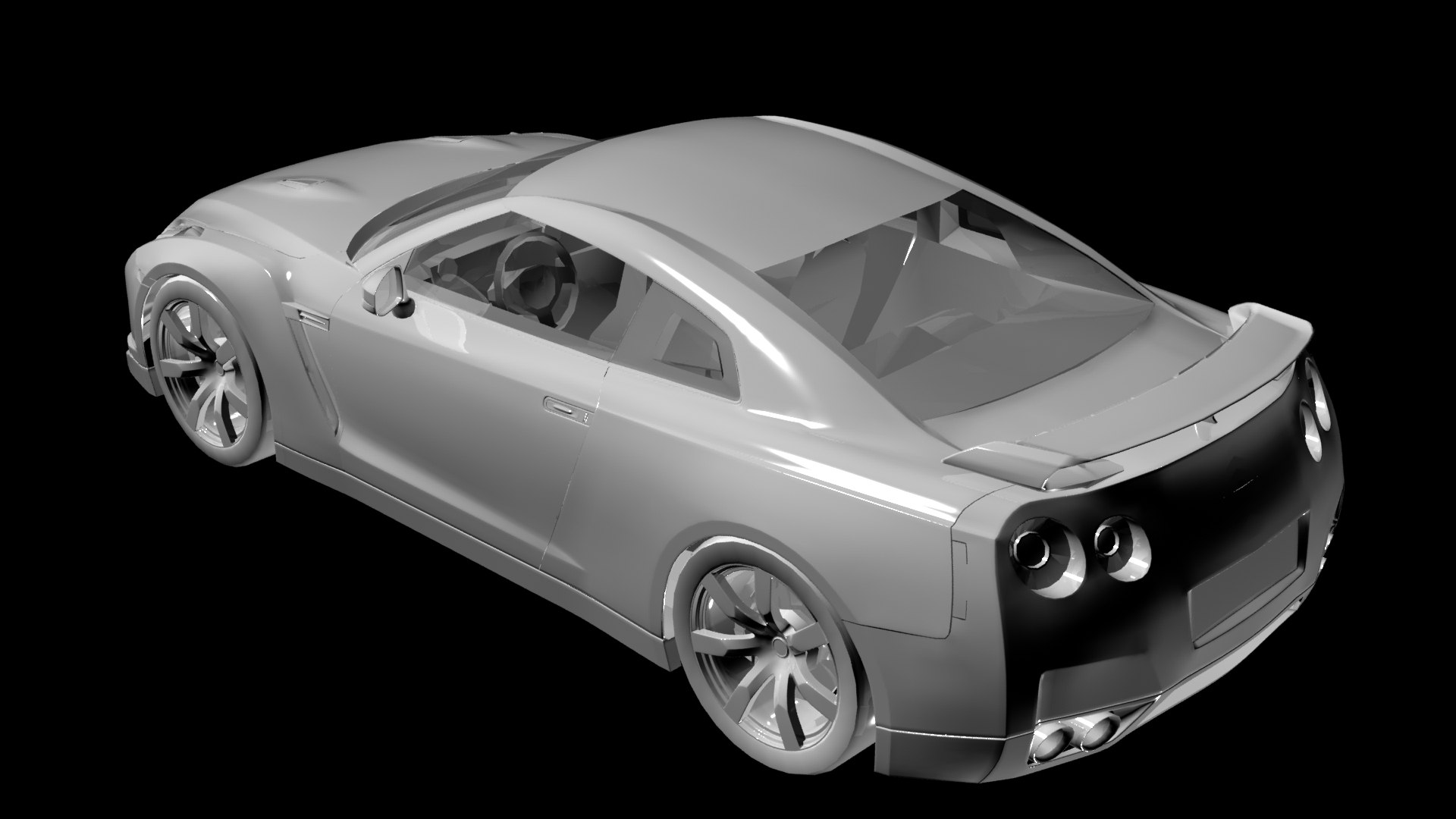 Nissan Gtr R35 3d Model