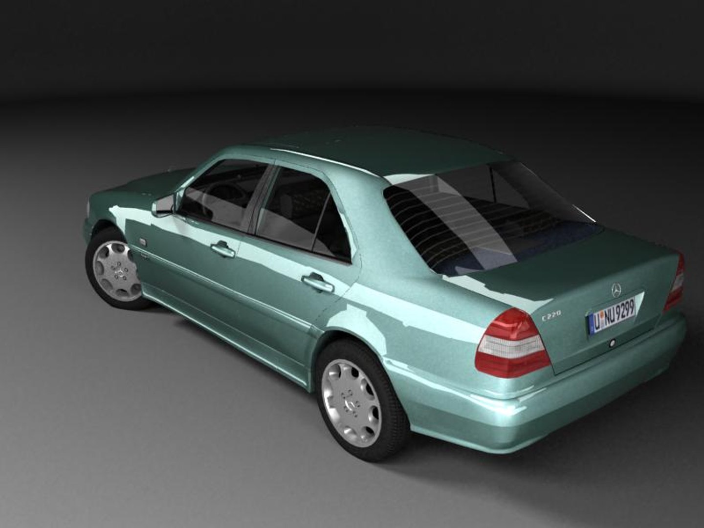 Mercedes-benz C220 W202 3d Model