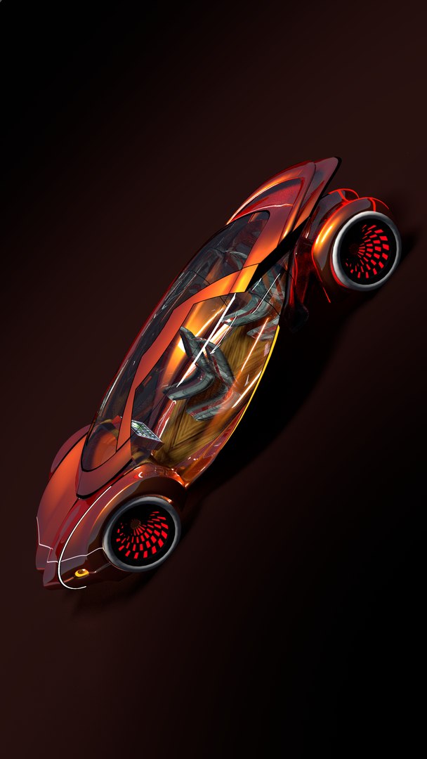 CONCEPT GLASS CAR S2 3D Model - TurboSquid 1852084
