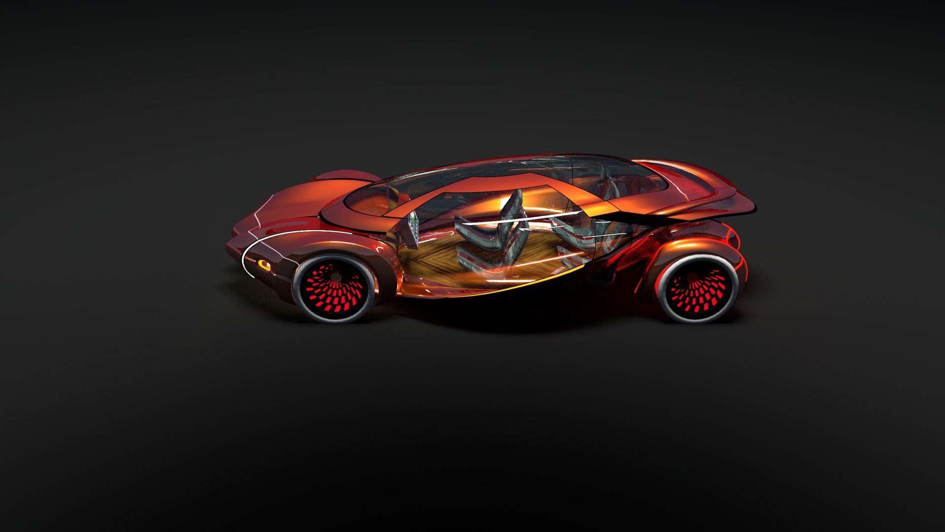 CONCEPT GLASS CAR S2 3D Model - TurboSquid 1852084
