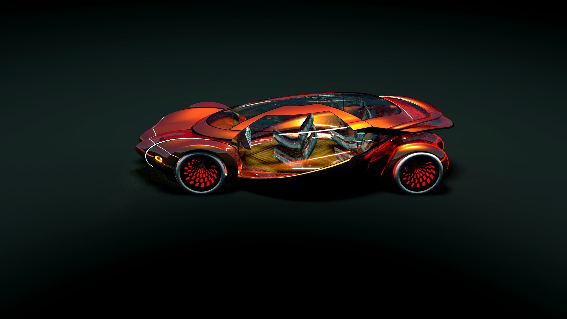 CONCEPT GLASS CAR S2 3D Model - TurboSquid 1852084
