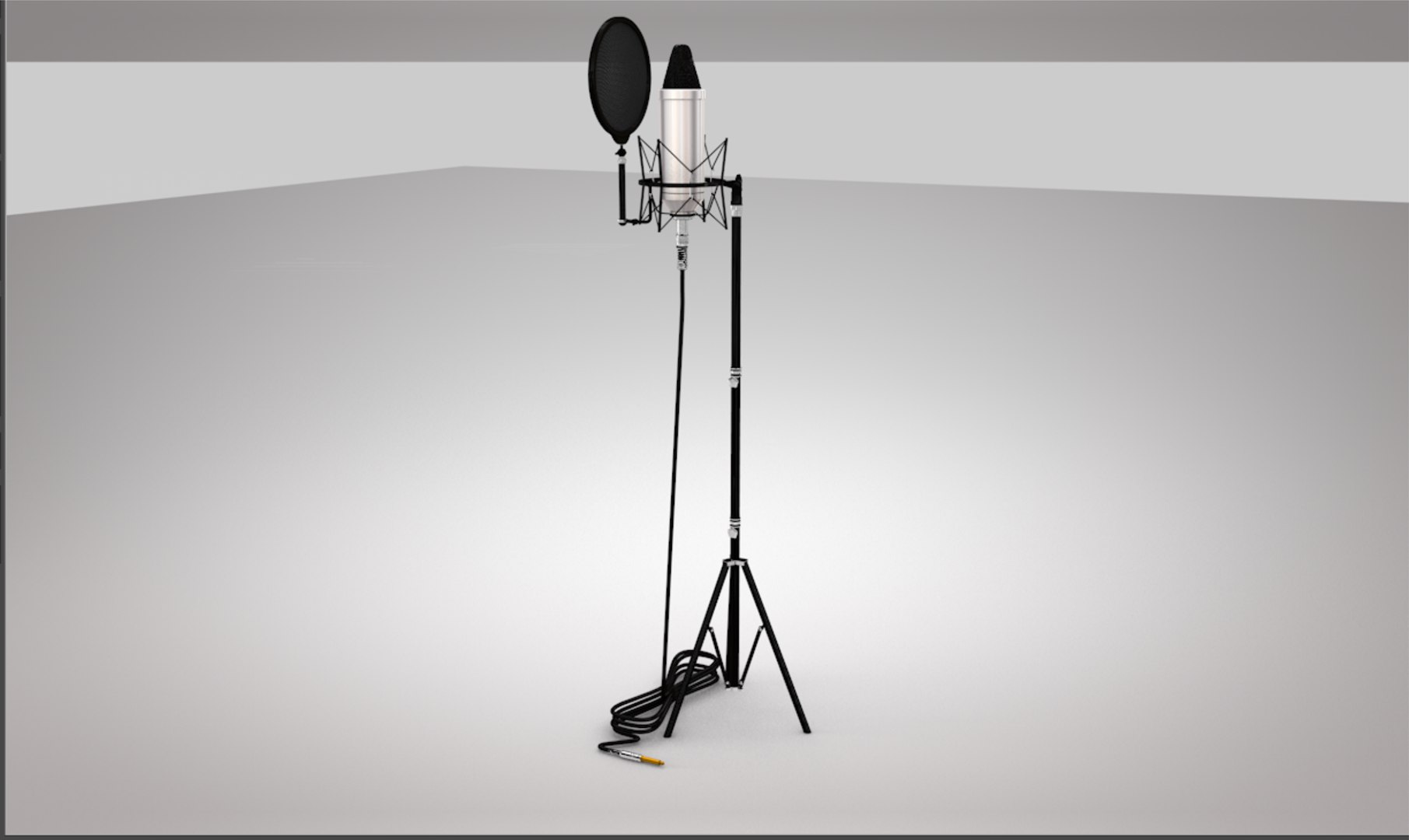 3D Studio Microphone 3d Model Model - TurboSquid 2310822