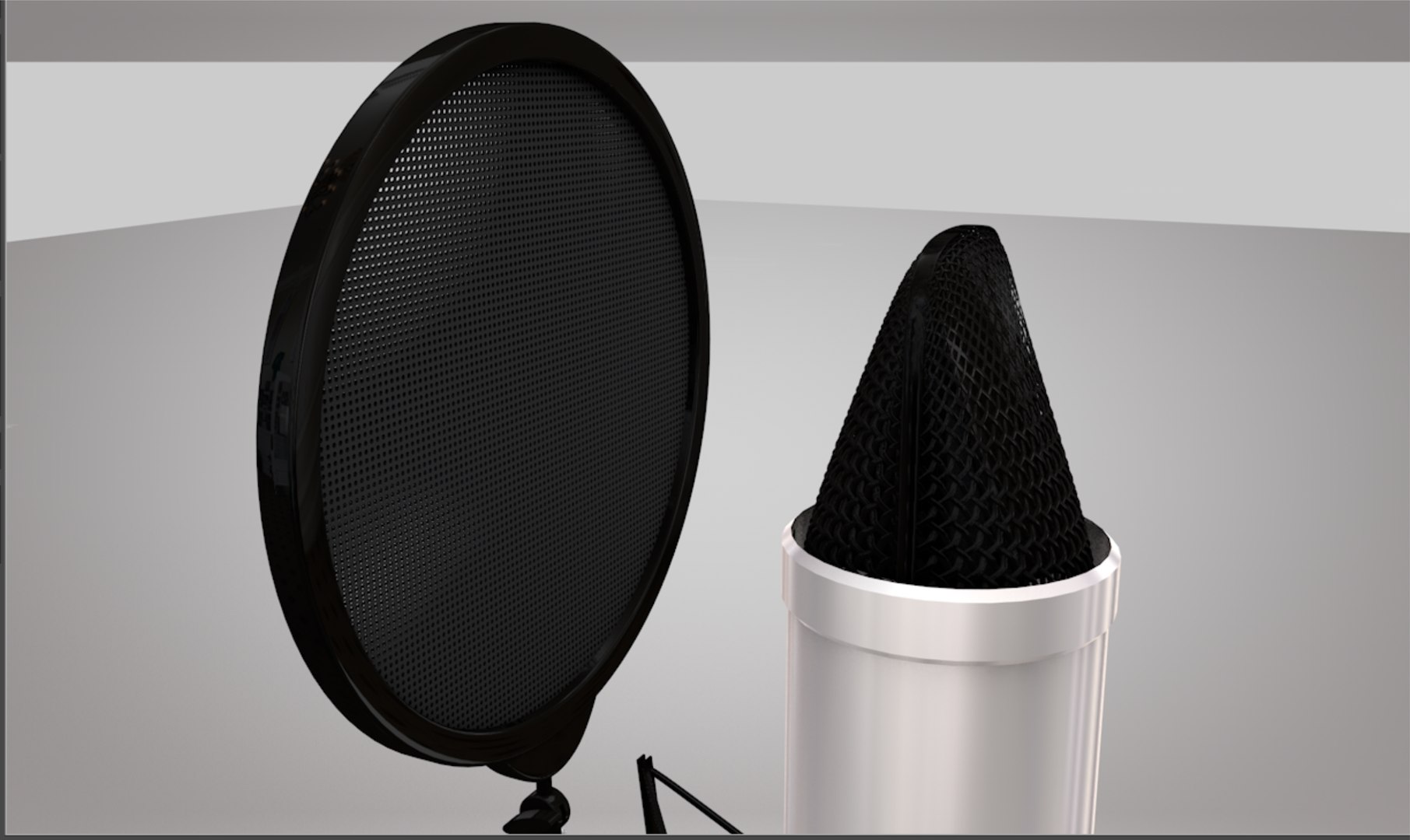 3D Studio Microphone 3d Model Model - TurboSquid 2310822
