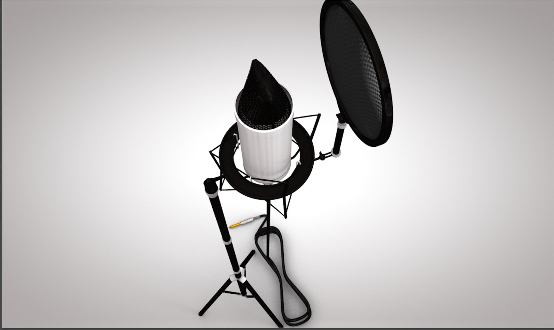 3D Studio Microphone 3d Model Model - TurboSquid 2310822