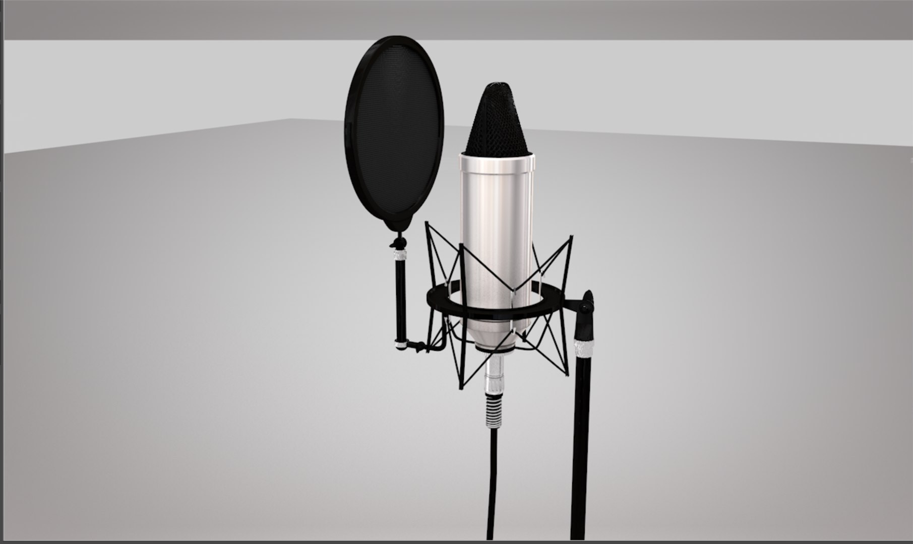 3D Studio Microphone 3d Model Model - TurboSquid 2310822