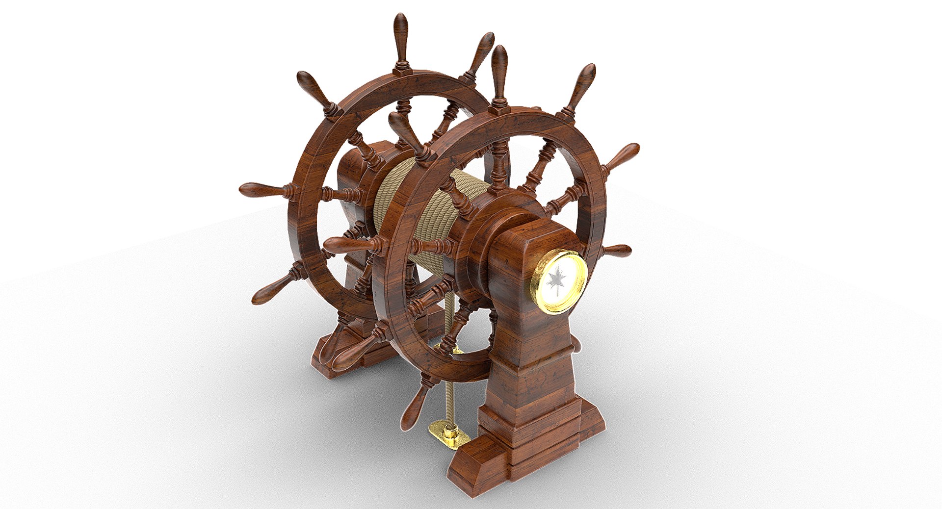 Ship Helm Model - TurboSquid 1282884