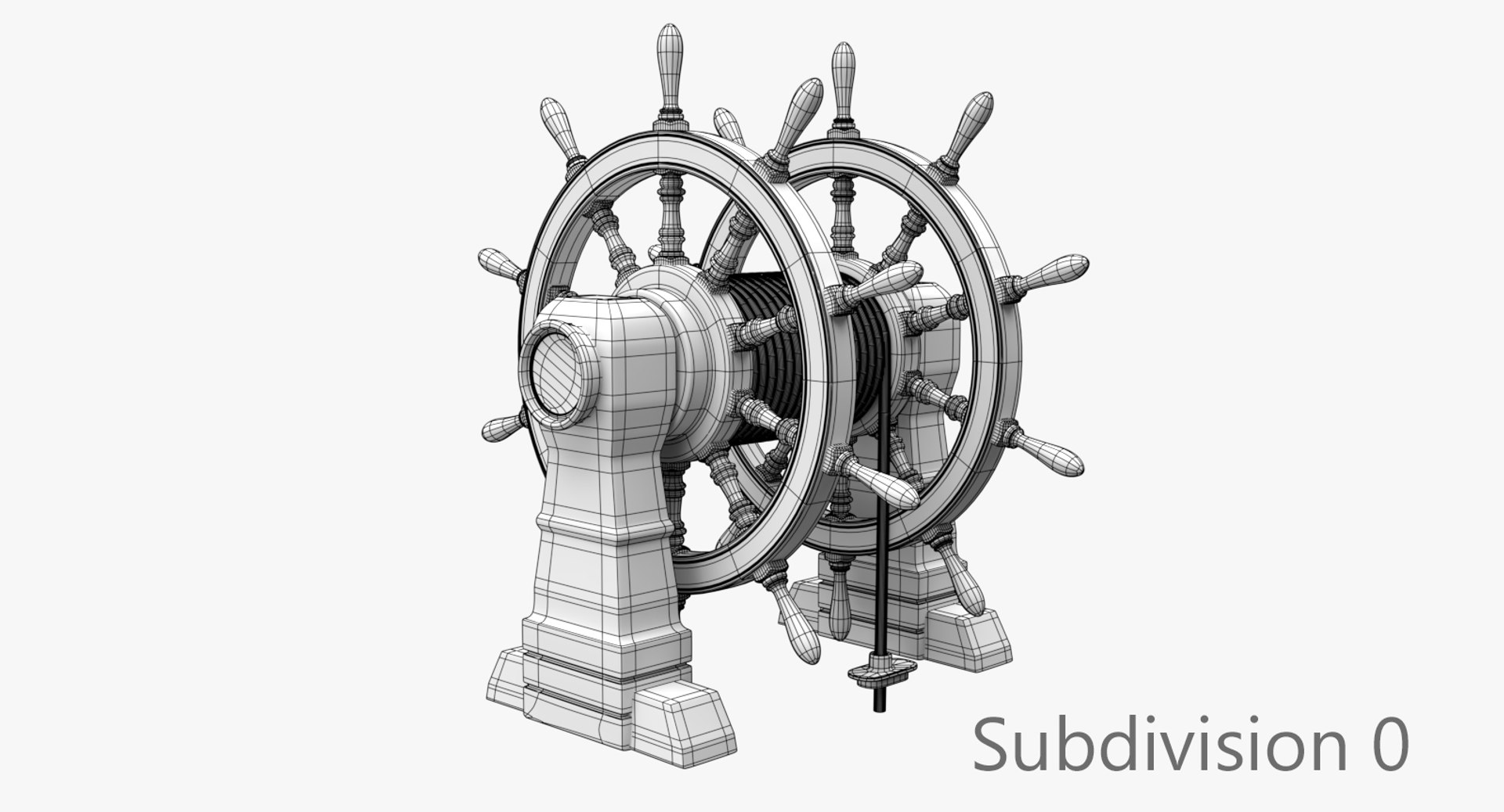Ship Helm Model - TurboSquid 1282884