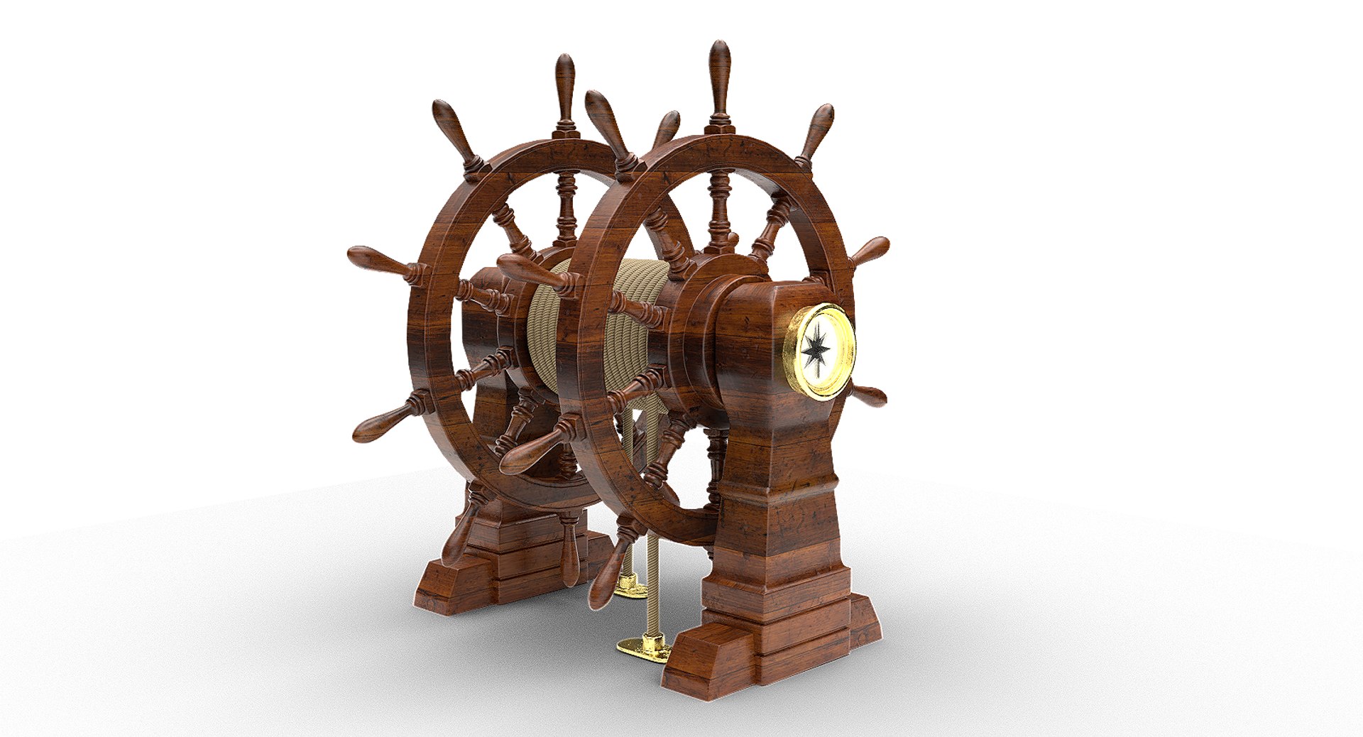 Ship Helm Model - TurboSquid 1282884