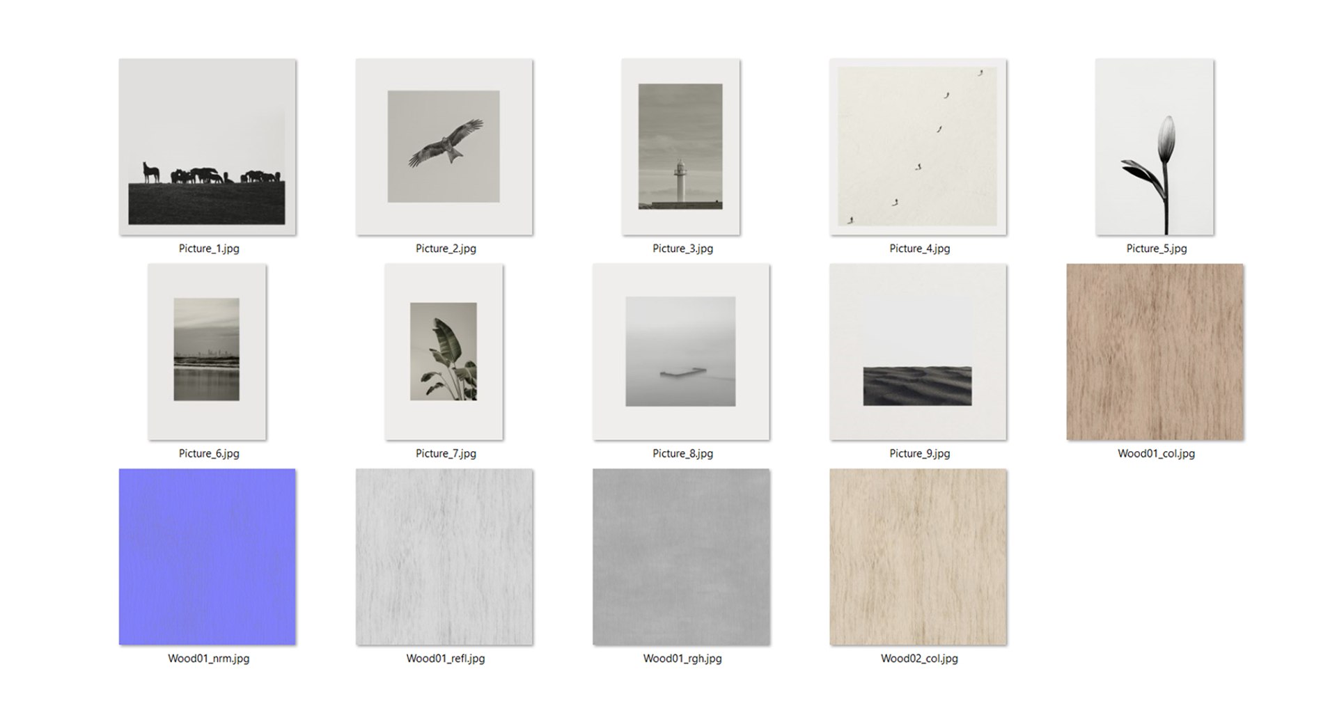 3D Picture Frames Set-303 Model - TurboSquid 1866048