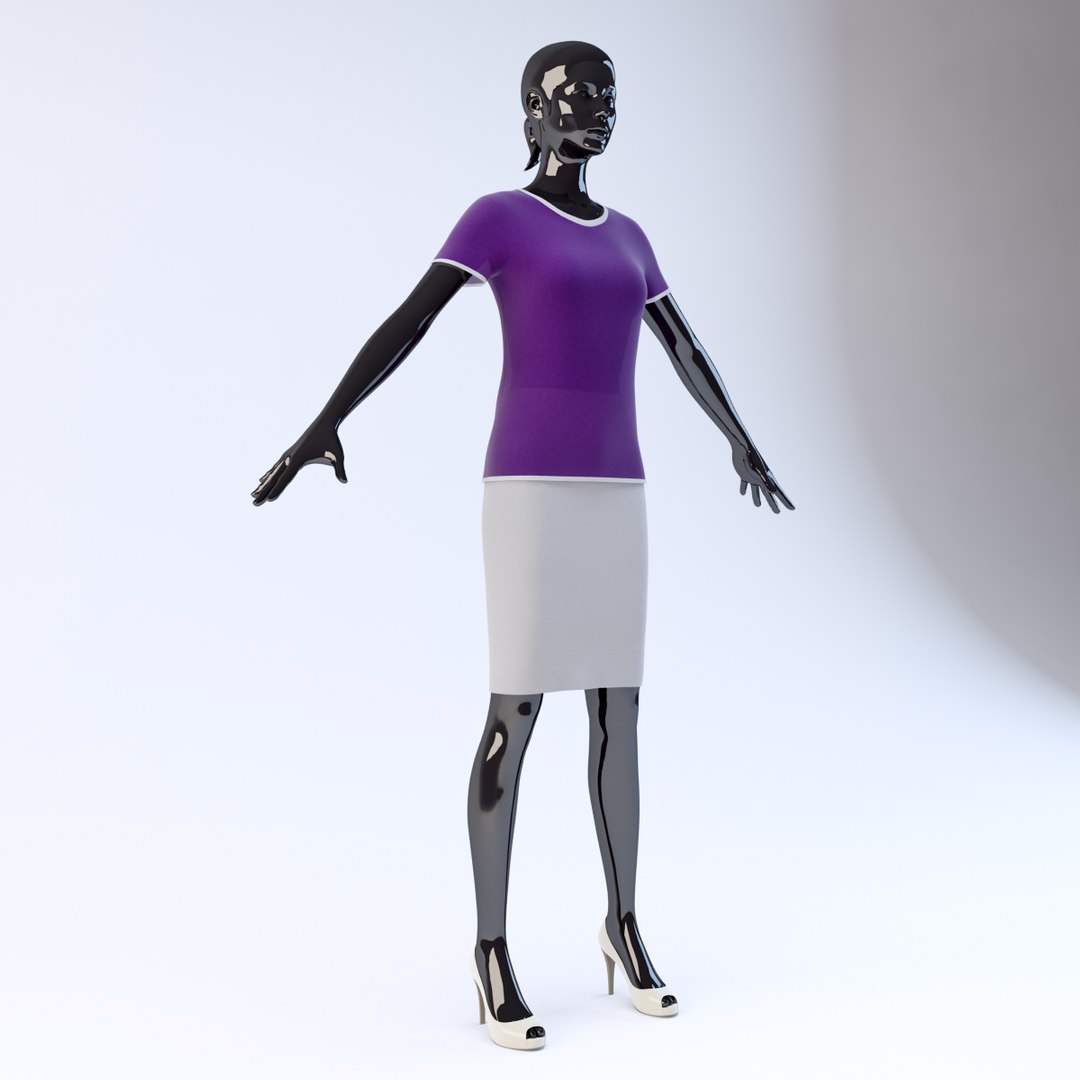 Showroom Mannequin 05 3d Max