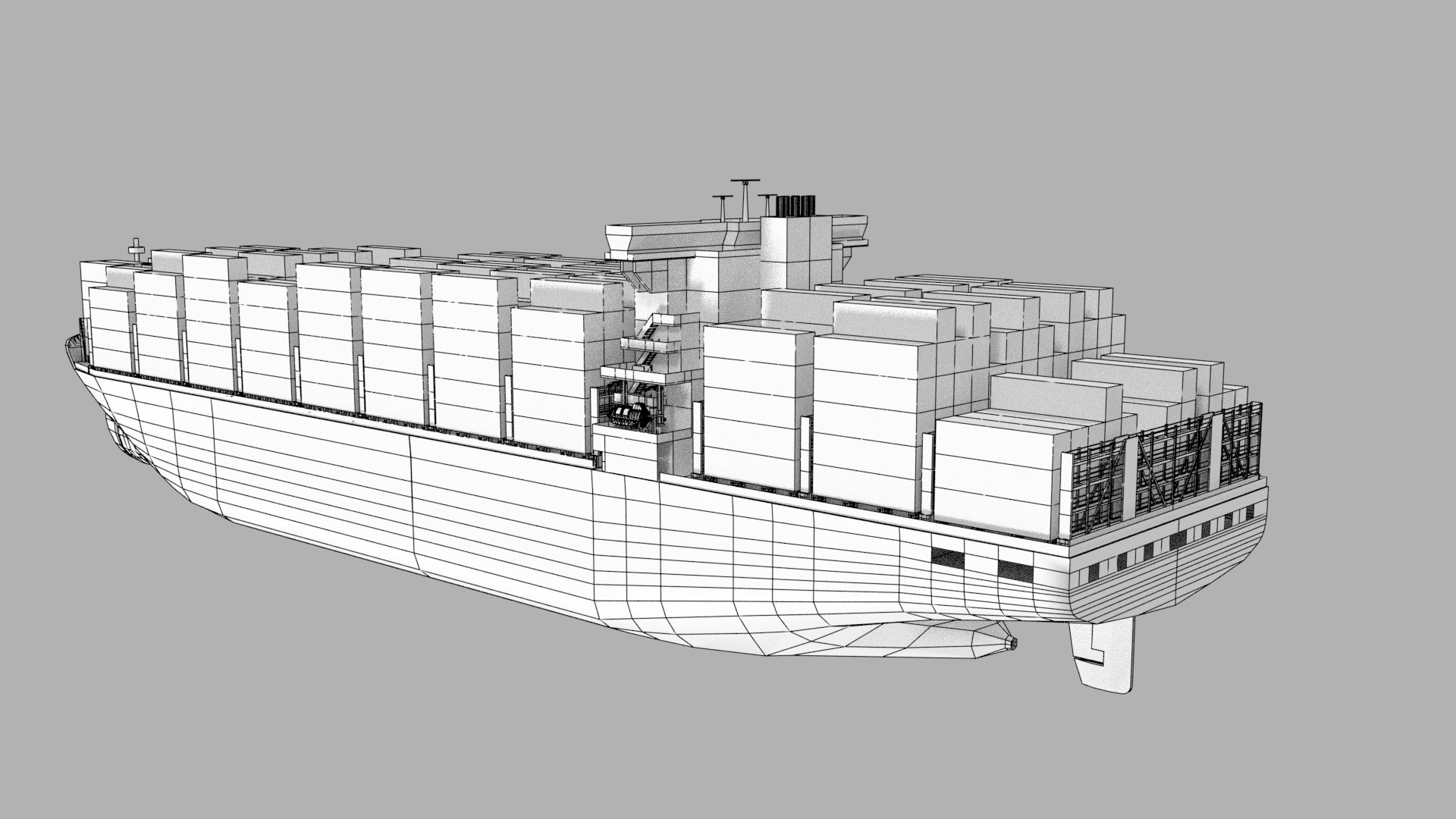 Container Ship 3D - TurboSquid 1398033