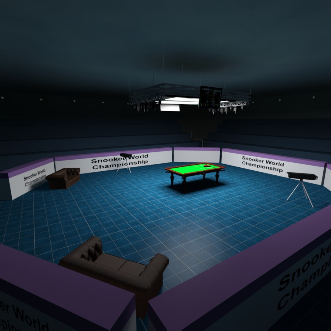 3D Snooker Arena - TurboSquid 2185762