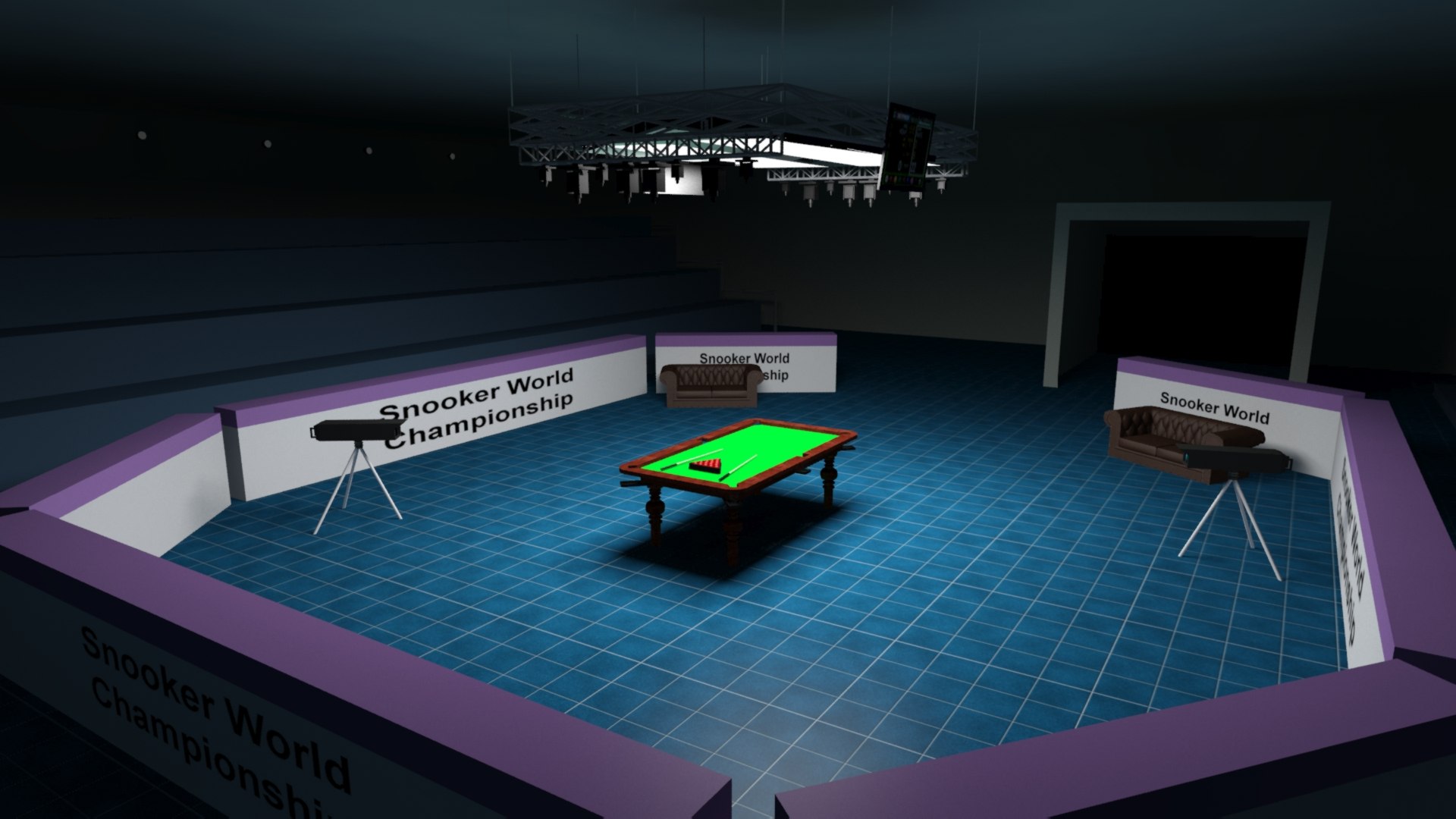 3D Snooker Arena - TurboSquid 2185762