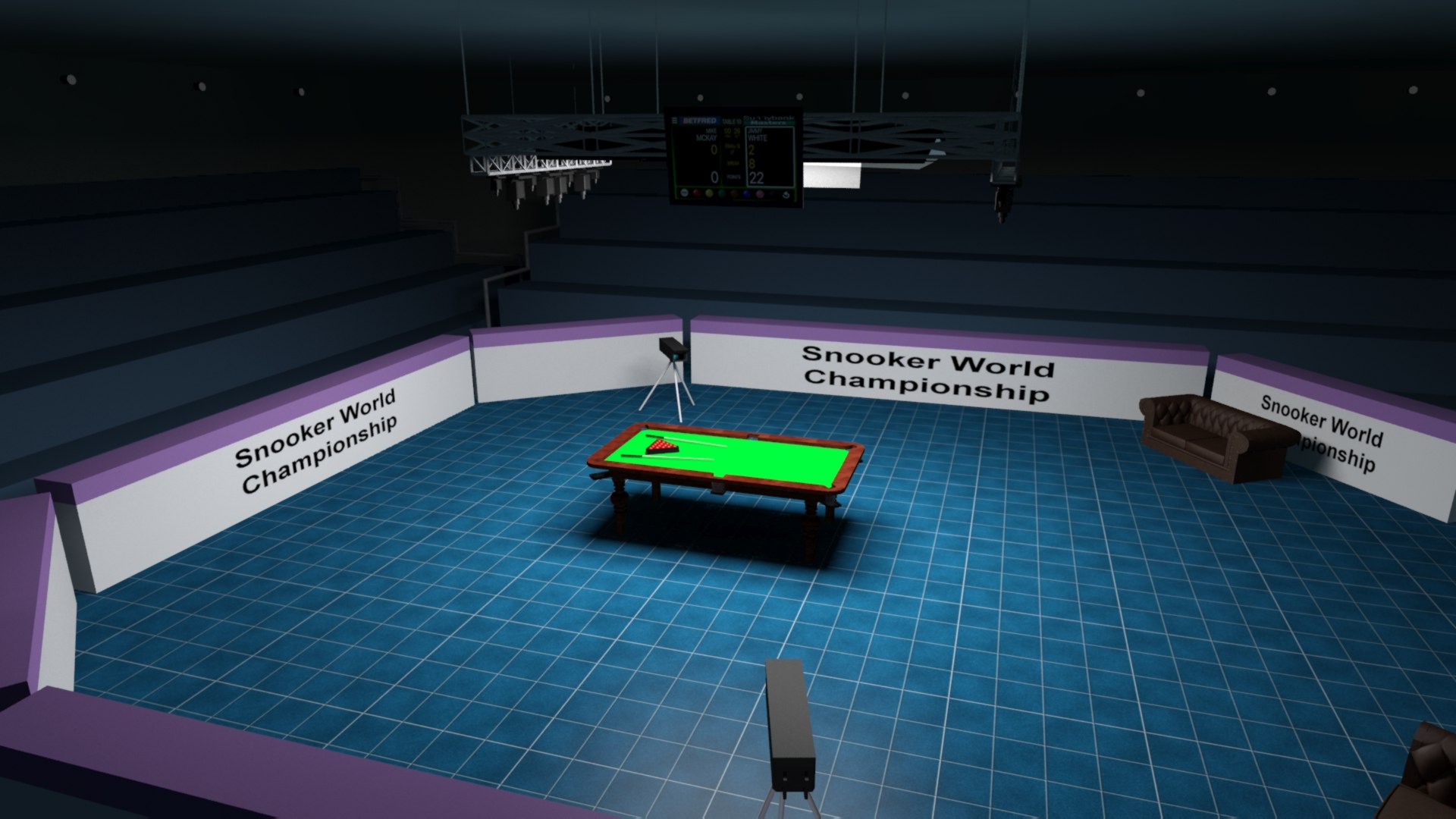 3D Snooker Arena - TurboSquid 2185762