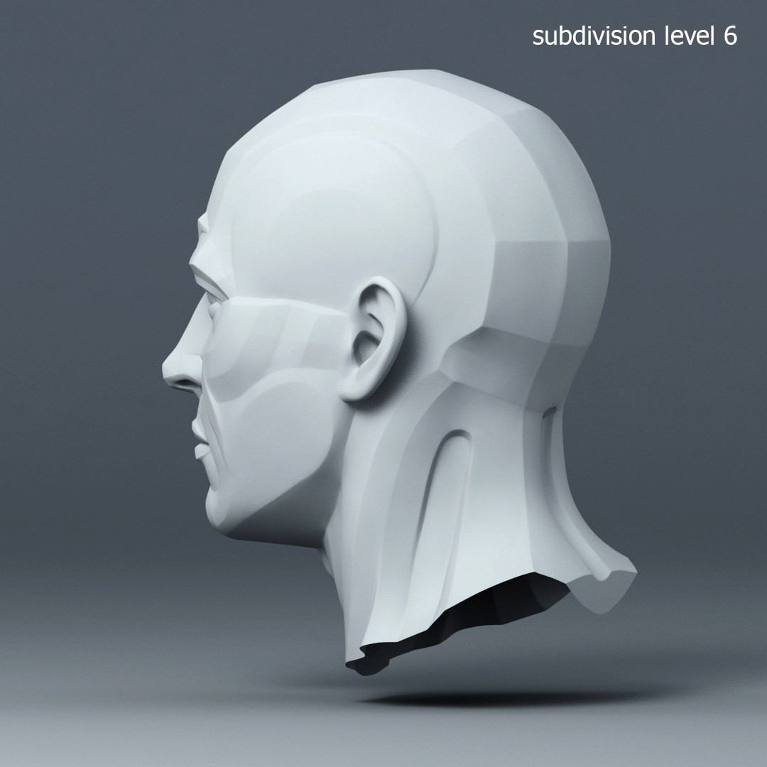 Male Head Model - TurboSquid 1244978