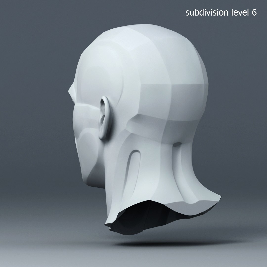 Male Head Model - TurboSquid 1244978