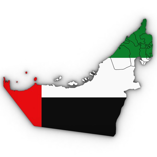 3D united arab emirates uae model - TurboSquid 1349769