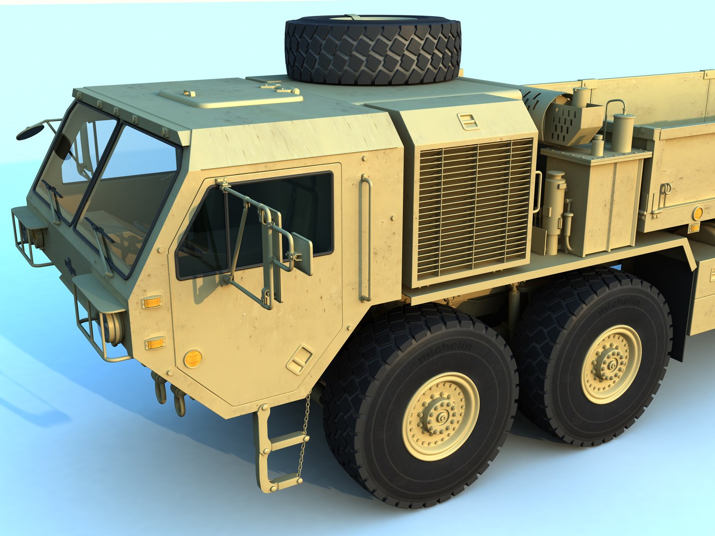 hemtt cargo truck 3d model