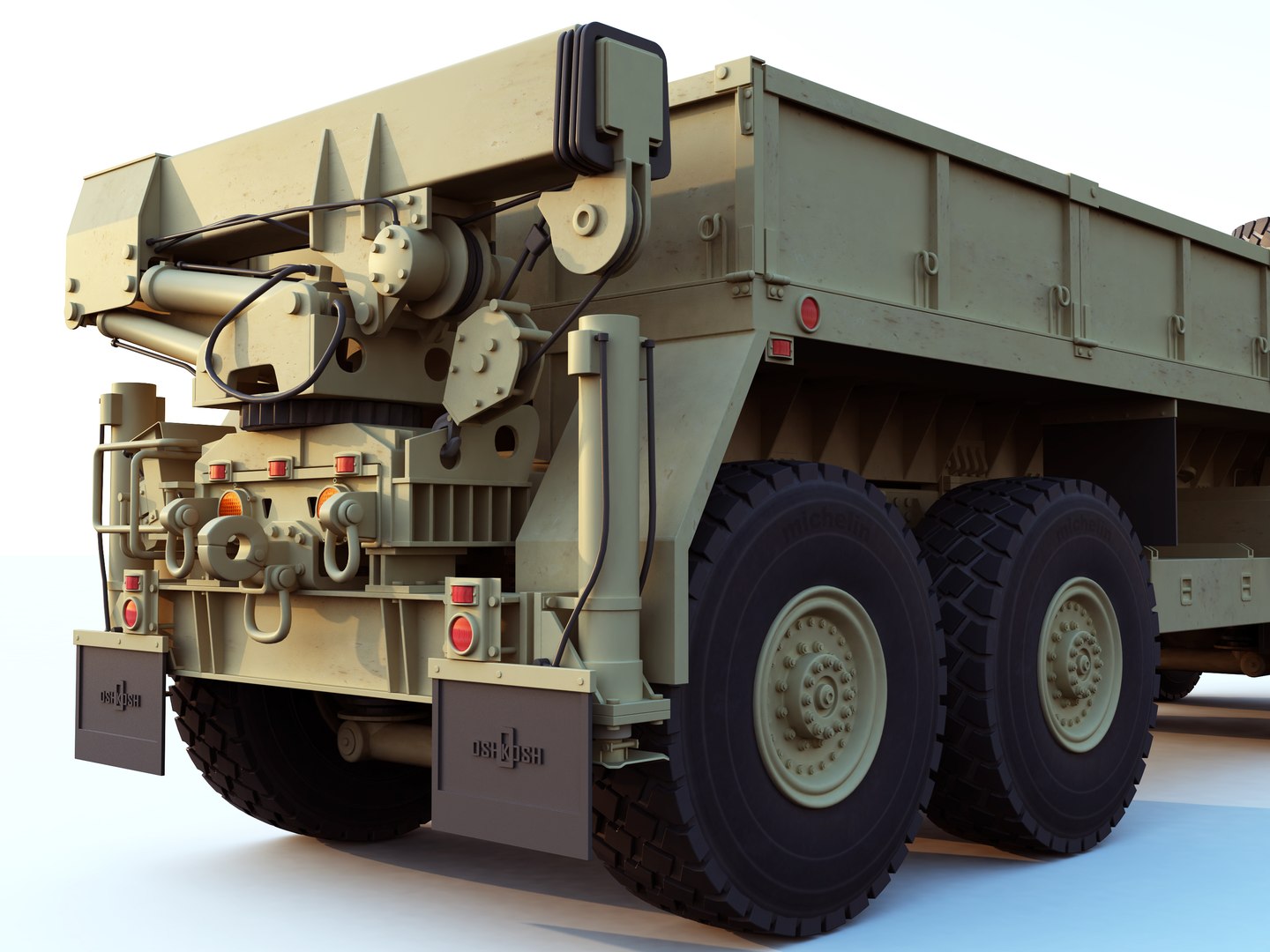 hemtt cargo truck 3d model