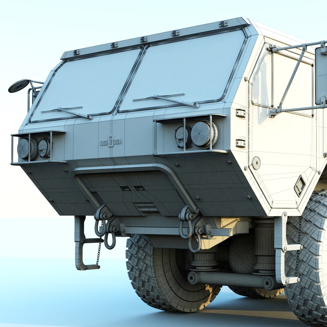 hemtt cargo truck 3d model