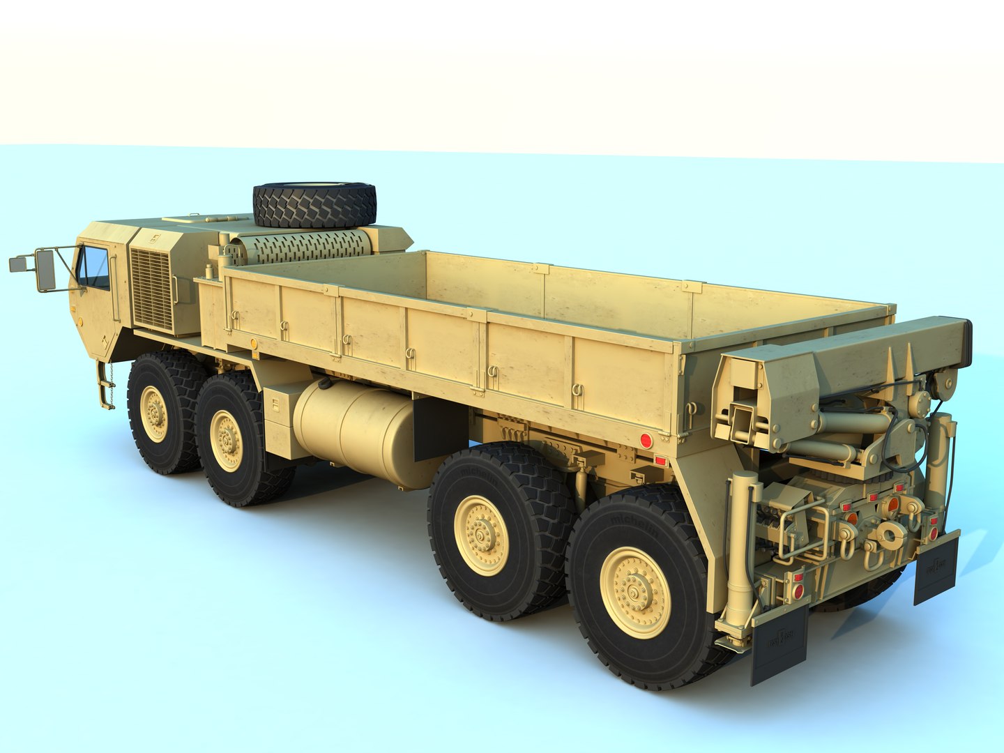 hemtt cargo truck 3d model