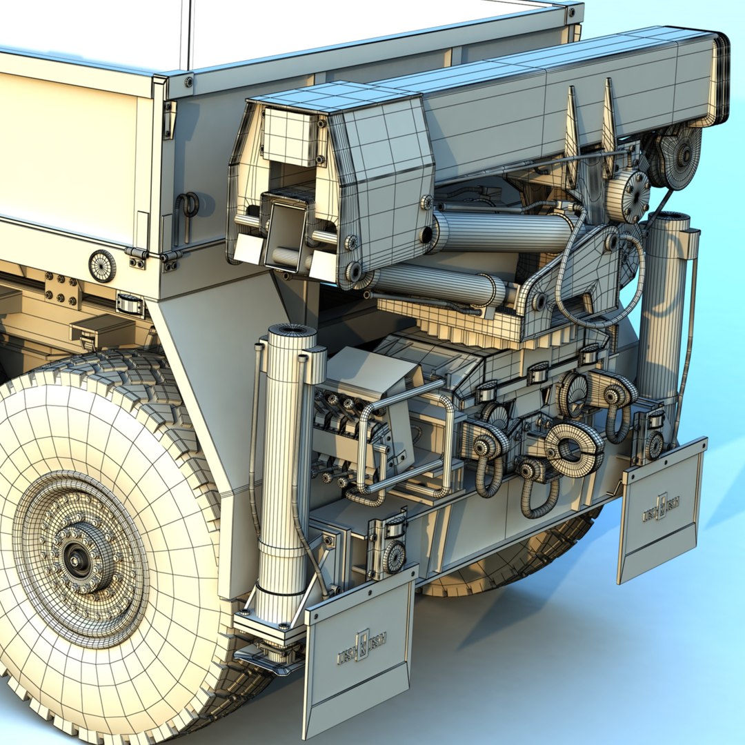 hemtt cargo truck 3d model