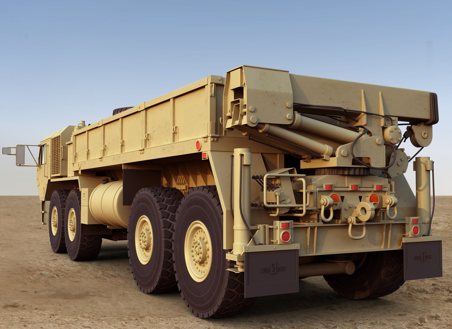 hemtt cargo truck 3d model