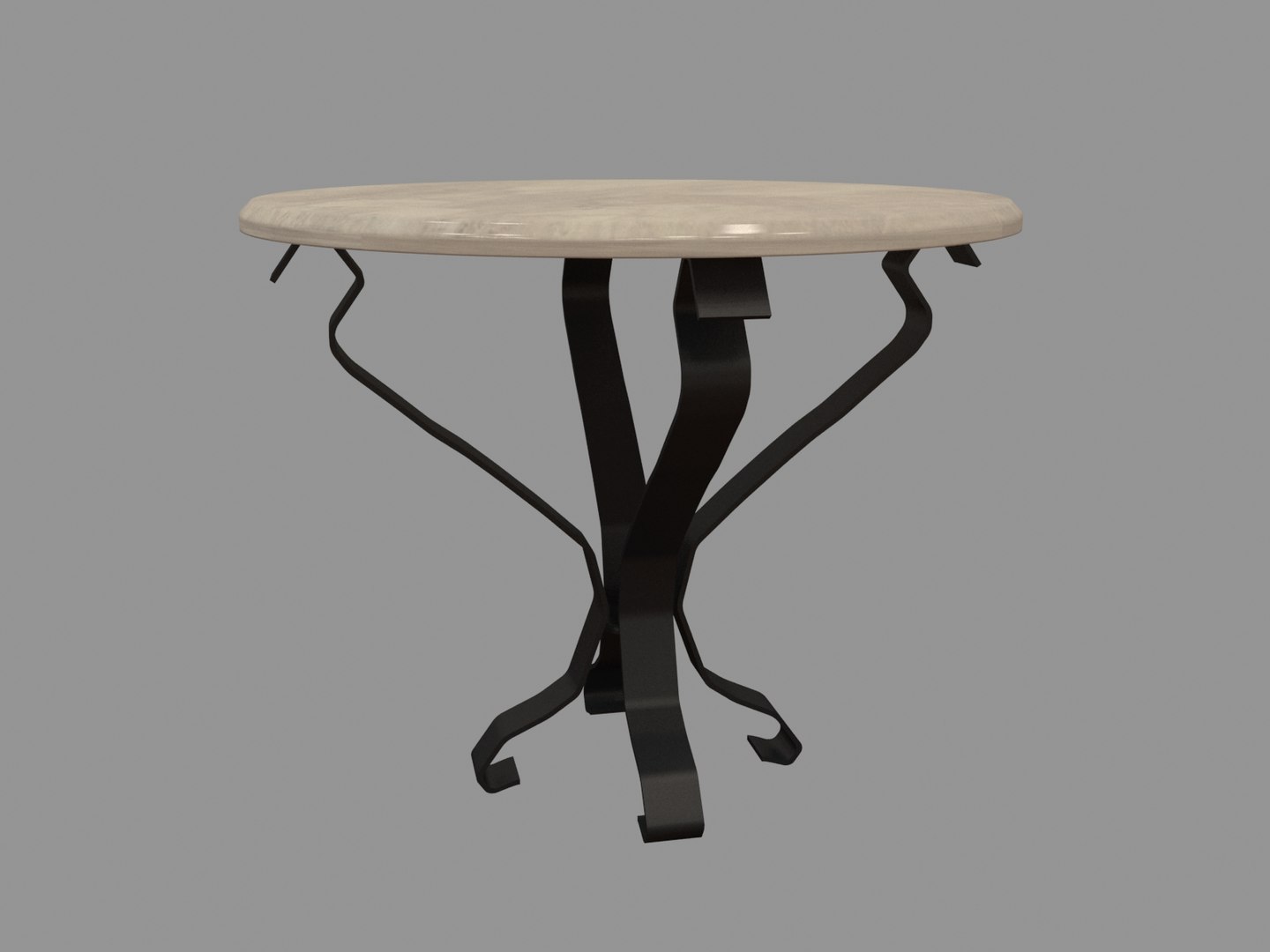 Table cast iron 3D model - TurboSquid 1284566