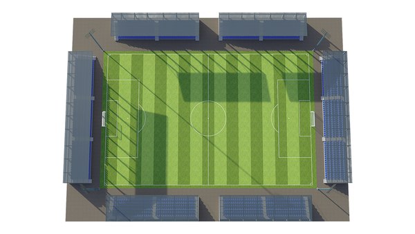 3D Soccer Football Field model - TurboSquid 1808938