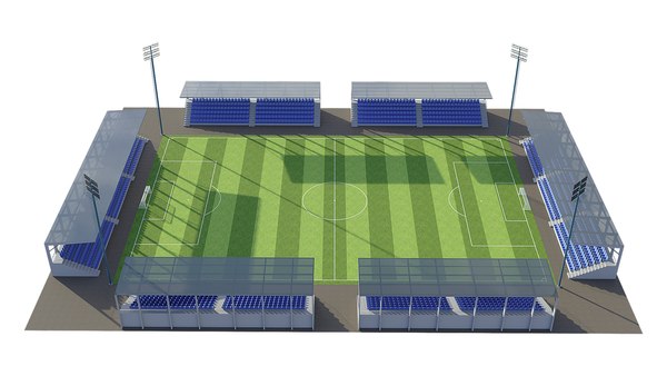 3D Soccer Football Field model - TurboSquid 1808938