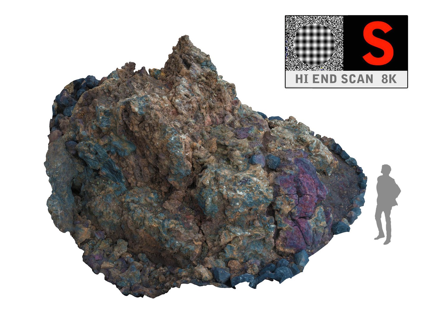 Lava Scanned 8k 3d Model