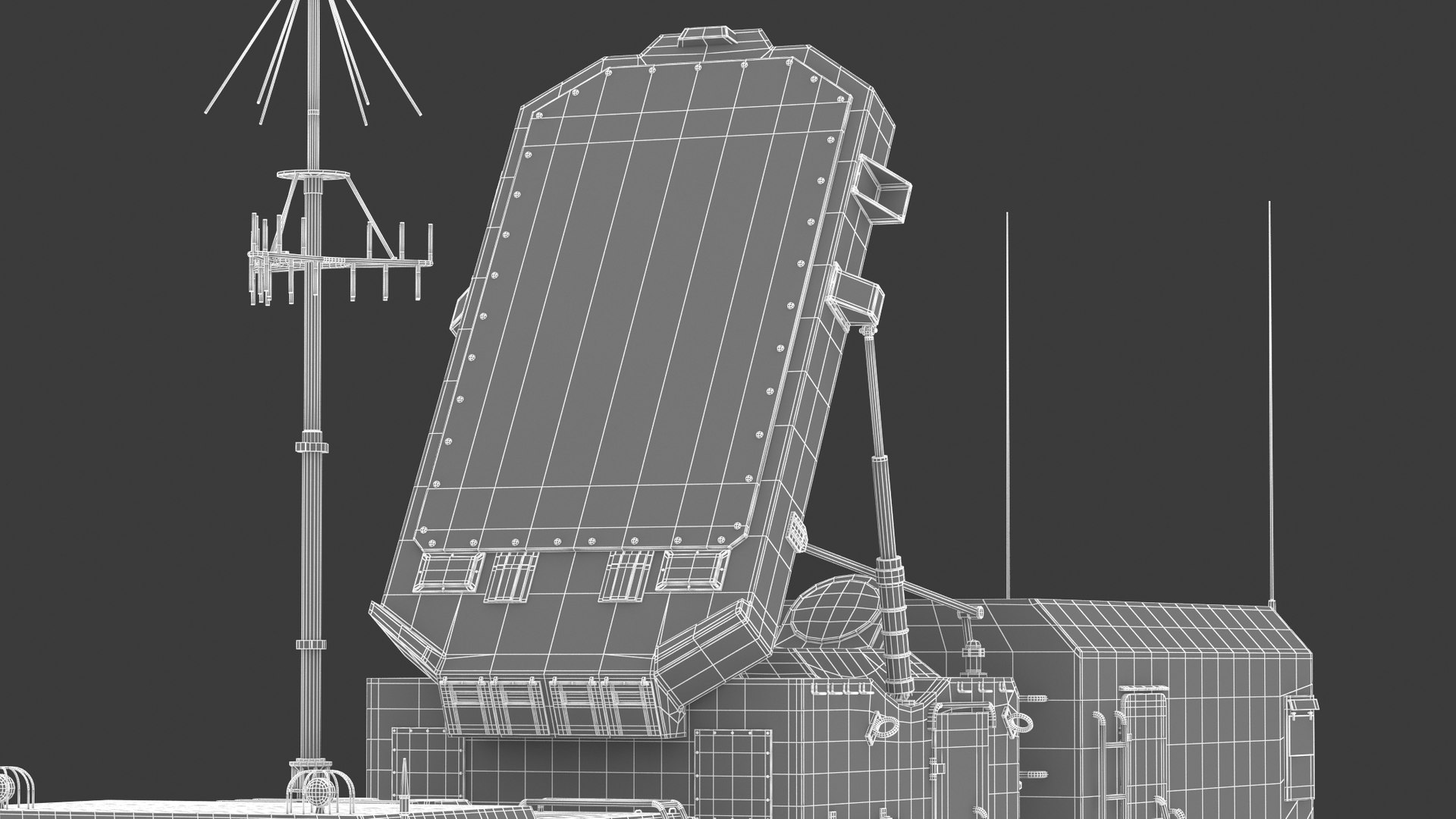 3D model 92n6 grave stone radar - TurboSquid 1532425
