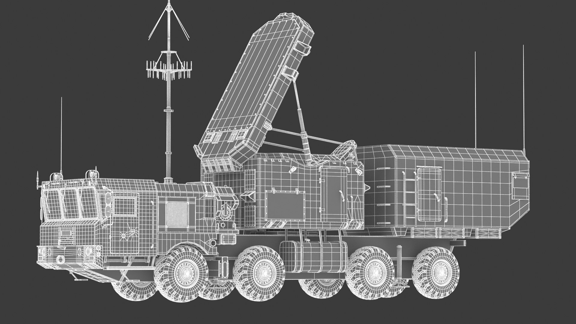 3D model 92n6 grave stone radar - TurboSquid 1532425