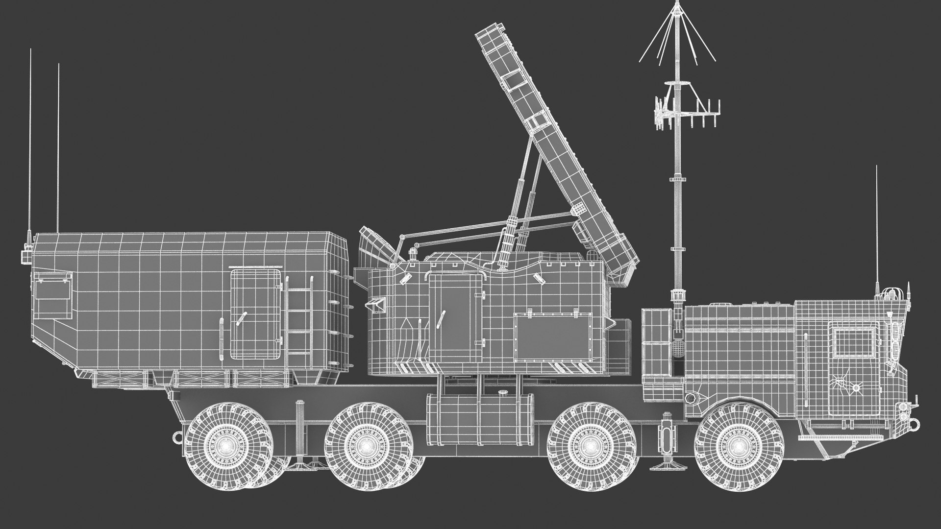 3D model 92n6 grave stone radar - TurboSquid 1532425