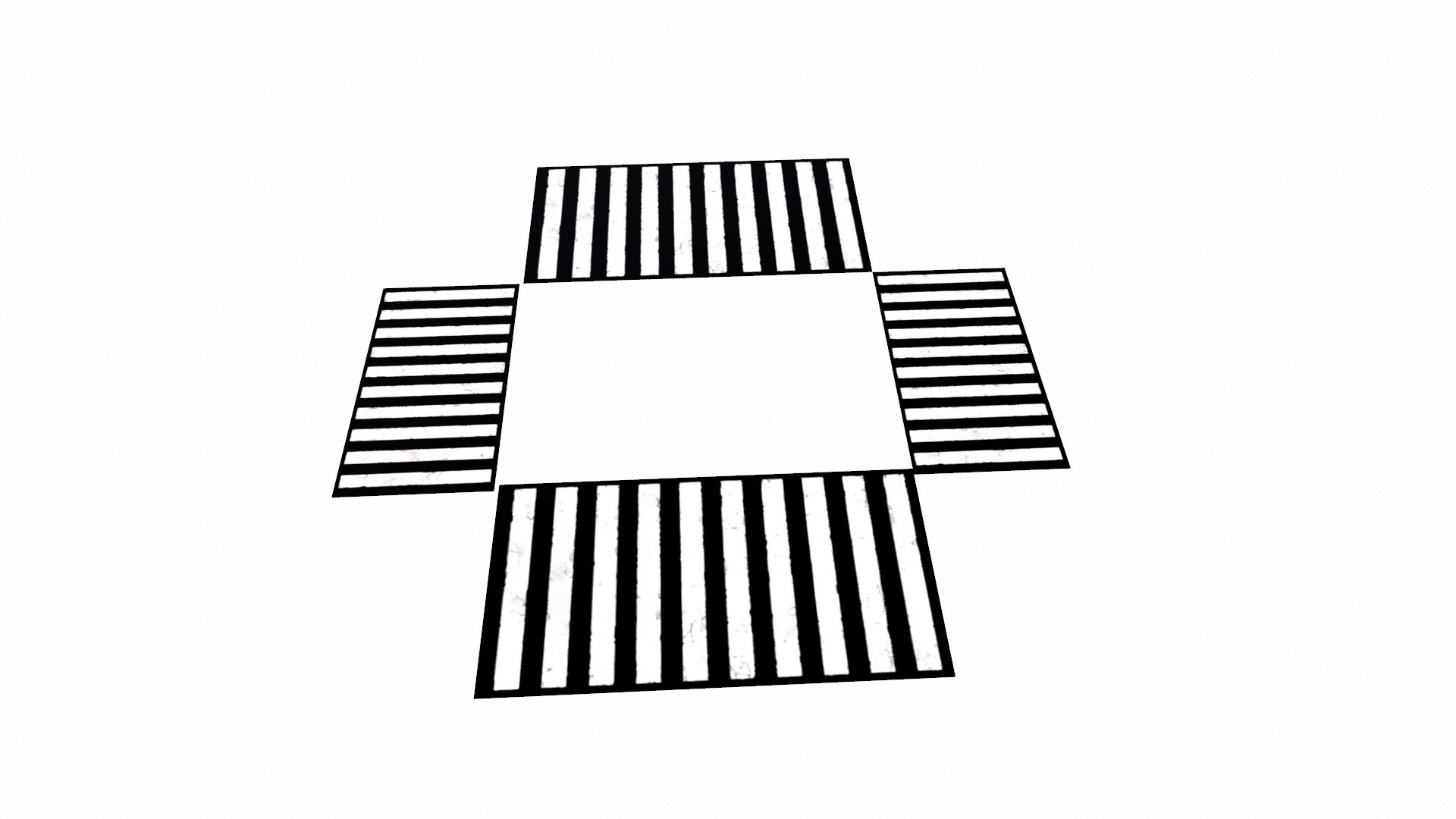 Zebra Crossing 3D - TurboSquid 2344283